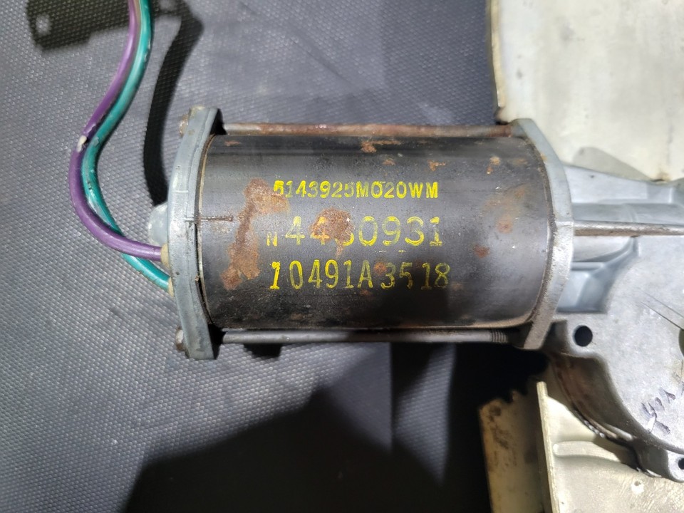 1989–1991 Chrysler TC Maserati Front Left Power Window Regulator Motor ...