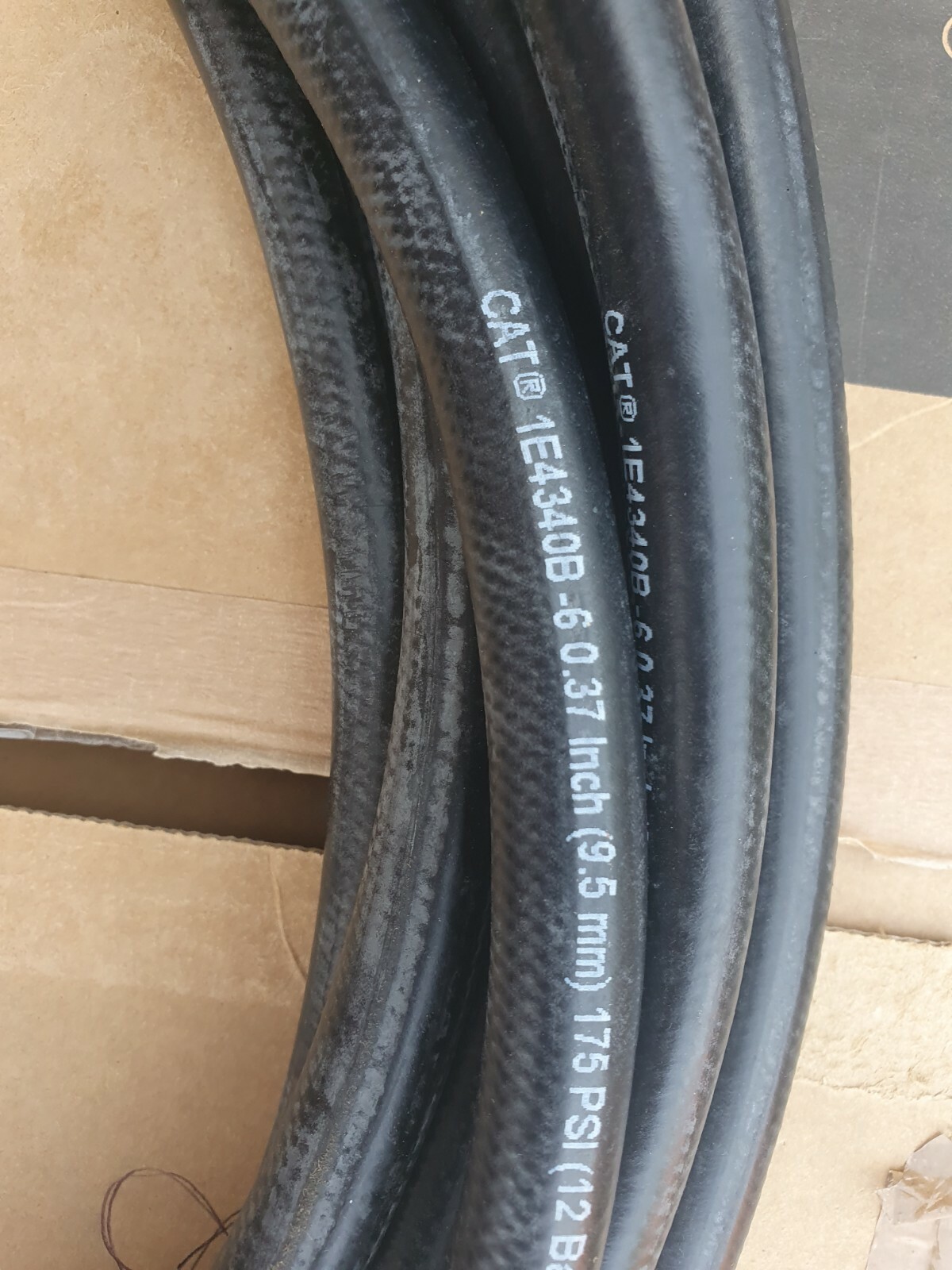 GENUINE CATERPILLAR CAT HOSE 9.5mm Fuel System Part NO 347-8645: length ...