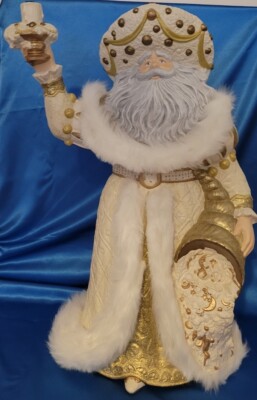 Hand Painted Renaissance Santa with a Cornucopia full of Toys | eBay