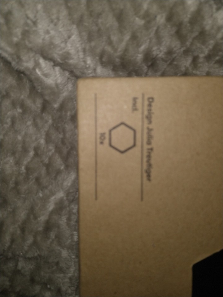 Ikea Honefoss 10 Hexagonal Chrome Brass Mirrors Julia Treutiger New ...