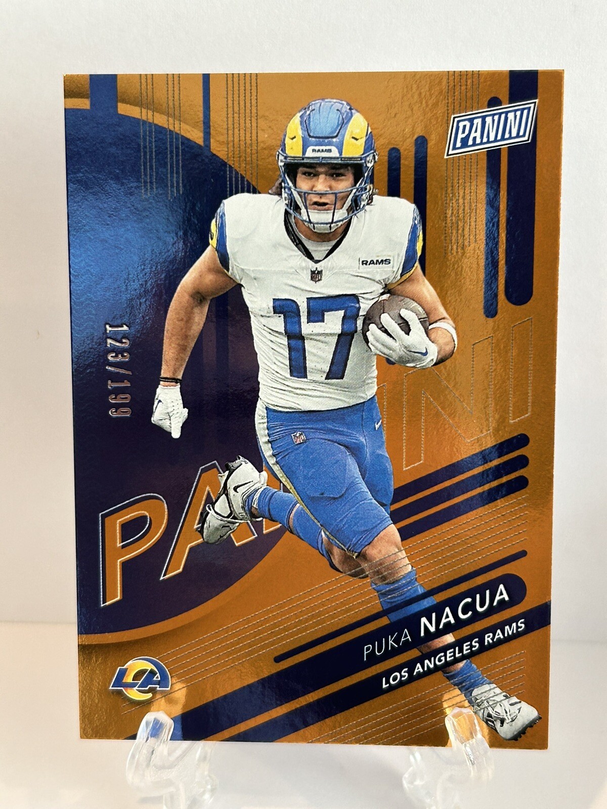 2024 Panini The National Silver Pack #12 Puka Nacua /199 Orange Foil | eBay