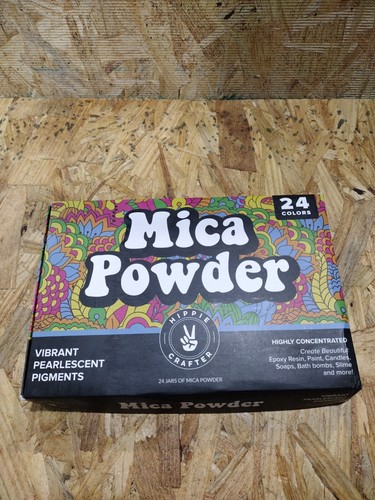 Hippie crafters Mica Powder Pigment for Epoxy Resin Dye 24 colors ...
