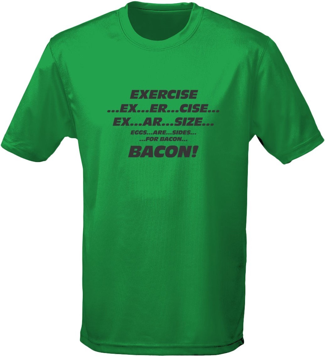 Eggs Are Sides For Bacon Shirt Amazon.com: Exercise Bacon Shirt