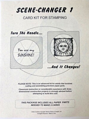 Scene-Changing Card Kit For Stamping - Stamp-A Graphic 1994 | eBay