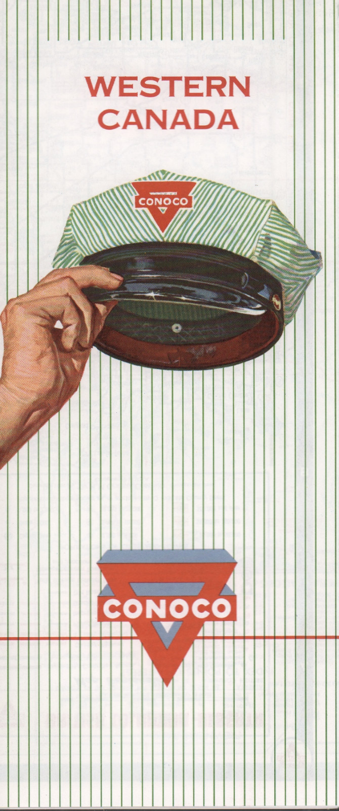 1961 Conoco Road Map: Western Canada NOS | eBay