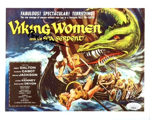 ROGER CORMAN DIRECTOR SIGNED 8X10 PHOTO VIKING WOMEN AND THE SEA ...