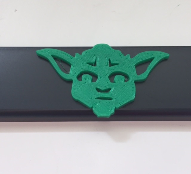 Yoda Face in 3D Version - Black with Green LICENSE plate frame QTY 1 | eBay
