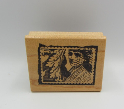 Acey Deucy Lady Fair AA-652 Wood Mounted Rubber Stamp Used | eBay