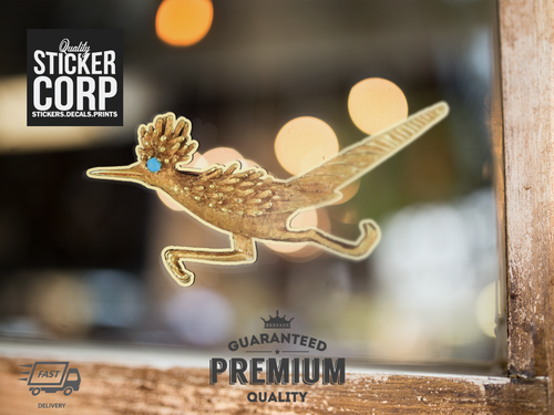 STICKERCORP VINTAGE STYLE ROADRUNNER TURQUOISE EYE DESERT ARIZONA DECAL ...