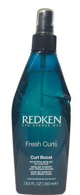 Redken Fresh Curls Curl Boost Scrunching Spray Gel for Curly Hair 8.5 ...