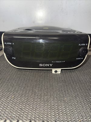 SONY DREAM MACHINE FM/AM RADIO CD PLAYER DUAL ALARM CLOCK ICF-CD815 ...