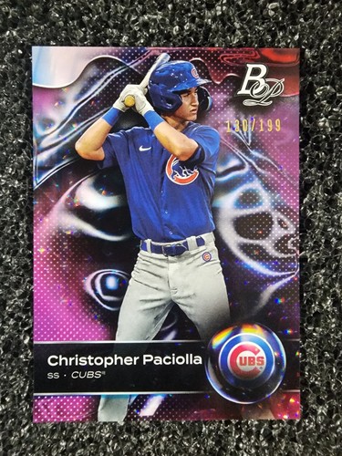 2023 Bowman Platinum - Top Prospects Christopher Paciolla #TOP-83 Pink ...