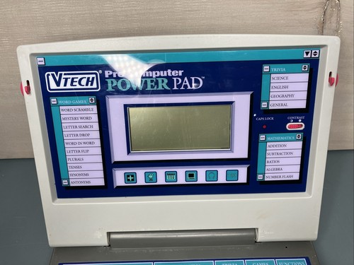 VTech Power Pad Plus Pre Computer Kids Laptop Vintage Works (Read ...