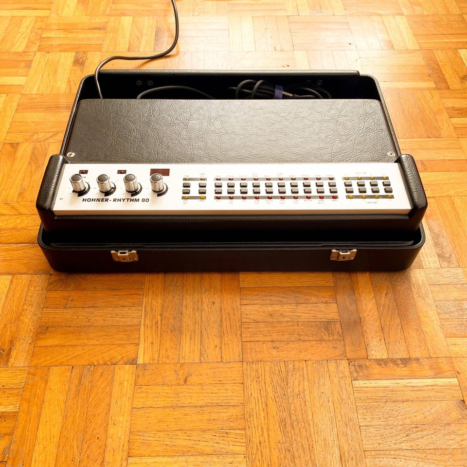 Hohner Rhythm 80 vintage analog drum machine (Germany, 1977)! Suitcase ...
