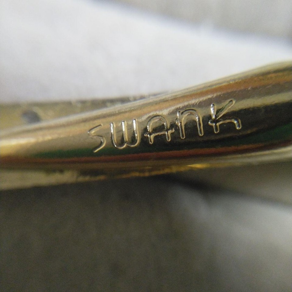 Swank Tie Pin Bar Collectible Accessories Classical Retro Pre-Owned NO ...