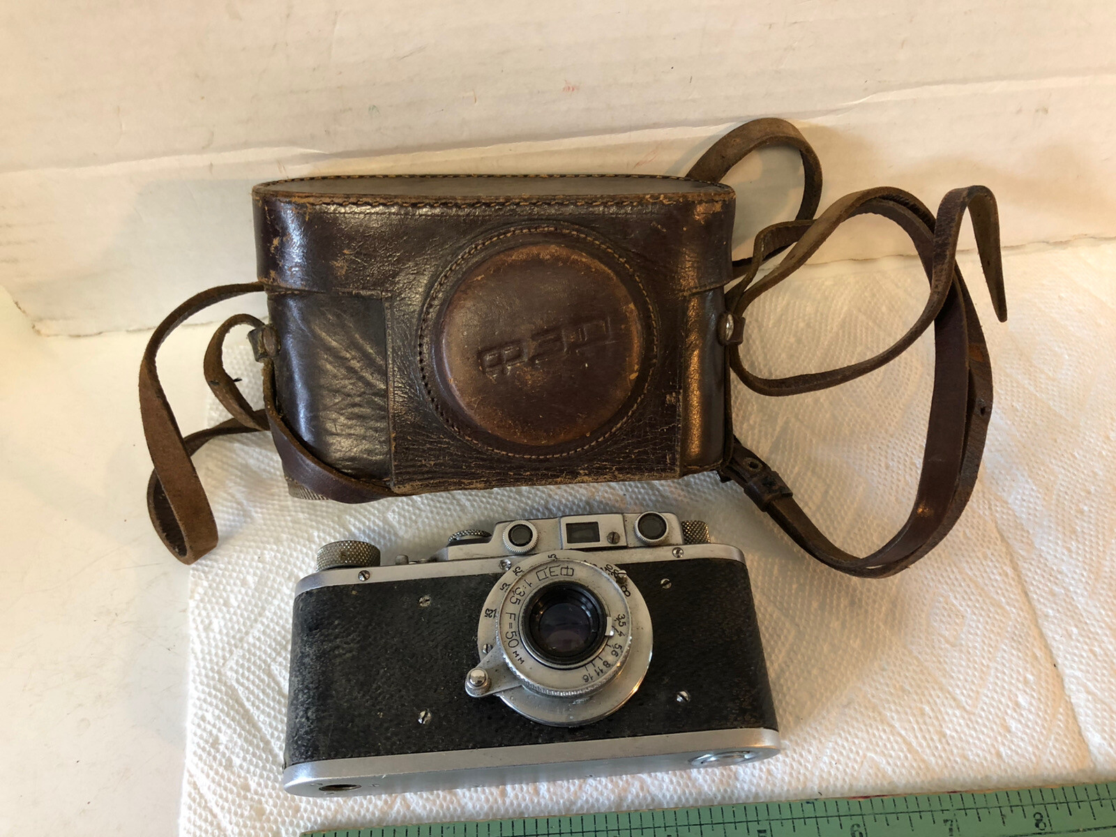 Vintage FED NKVD Rangefinder 35mm Camera with 3.5 50mm Lens - Russian ...