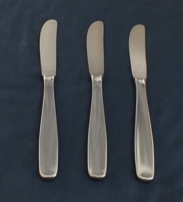 WMF stainless LINE, 3 dinner knives, (GERMANY), Shiny & bright! LotBd1 ...