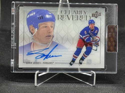 Adam Graves 2023-24 UD Clear Cut #CR-AG Signature Clearly Revered | eBay