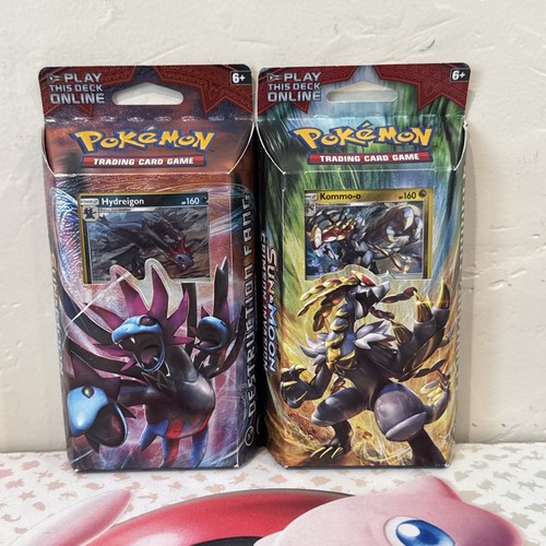 NEW-2 Battle Deck Lot- Hydreigon &Kommo-o Crimson Invasion Decks ...