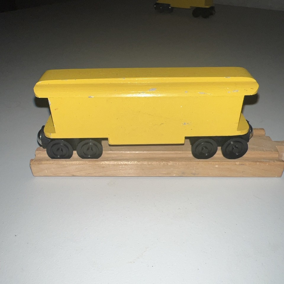 Whittle Blank Yellow Passenger/ Baggage Car wooden train works w ...