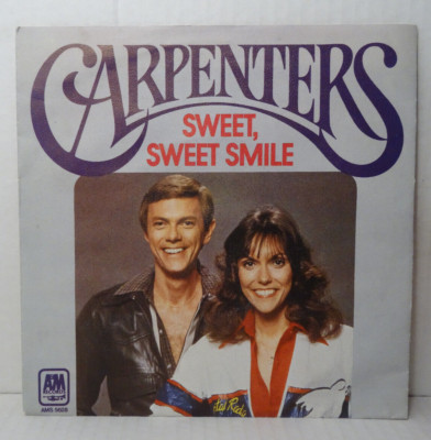 CARPENTERS - Sweet,Sweet Smile = 7" Promo Single CBS Records GER 1977 ...