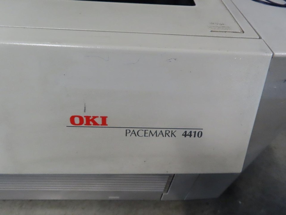OKI PACEMARK 4410 DUAL 9-PIN DOT MATRIX HIGH-SPEED FORM PRINTER D21001A #1 | eBay