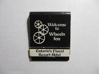 MATCHBOOK Wheels Inn Resort Hotel 615 Richmond St Chatham Ontario full ...