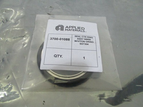 AMAT 3700-01088 Seal CTR Ring Assembly NW50, O-Ring, SST304, 452212 | eBay