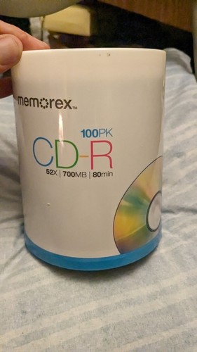 Memorex CD-R 100 Pack / 52X / 700 MB / 80 Min Brand New! | eBay