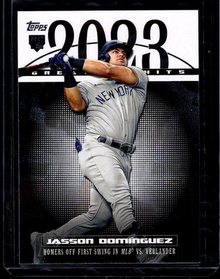 JASON DOMINGUEZ 2024 TOPPS GREATEST HITS INSERT ROOKIE CARD~YANKEES | eBay