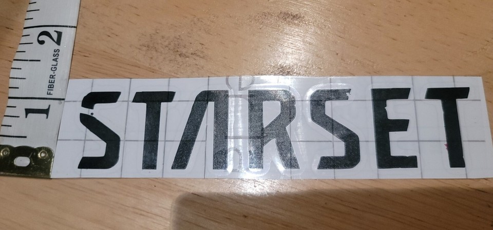 Vinyl Decal, Starset, Band, Logo, Black, Fan Art, Decals, Vinyls | eBay