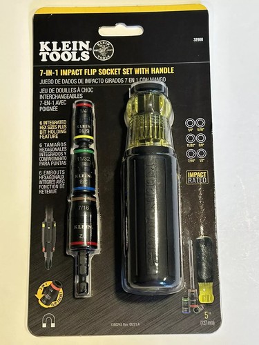 Klein Tools 32900 Impact Flip Socket Set - 7 Piece for sale online | eBay