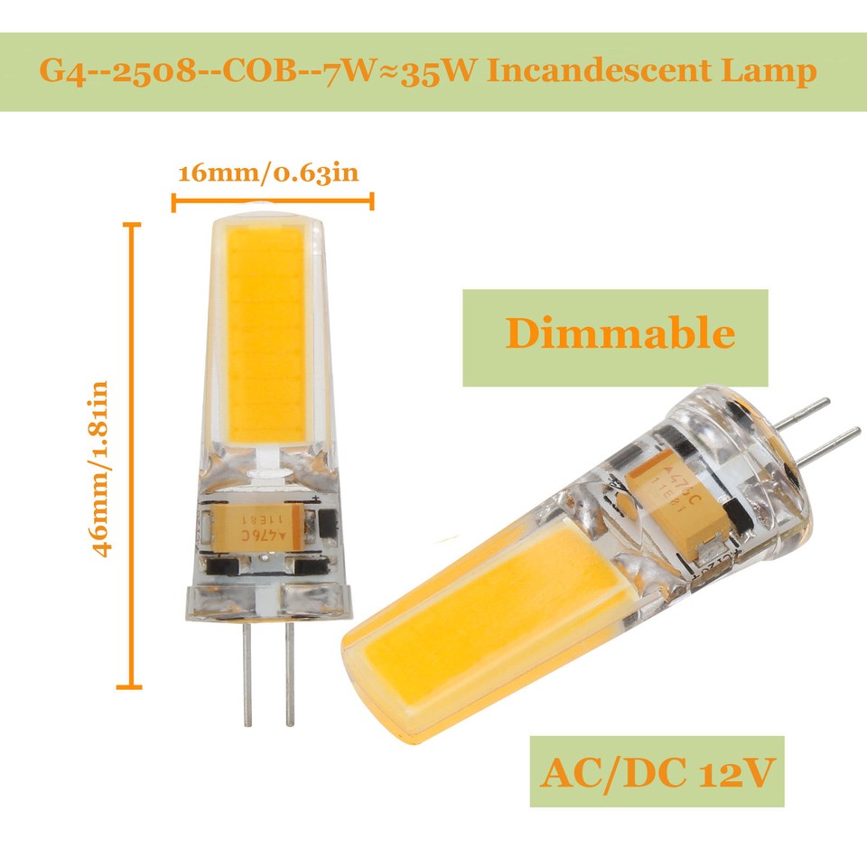 Mini G4 G9 E14 LED Light Capsule Bulb 12V 220V Replace Halogen Lamp ...