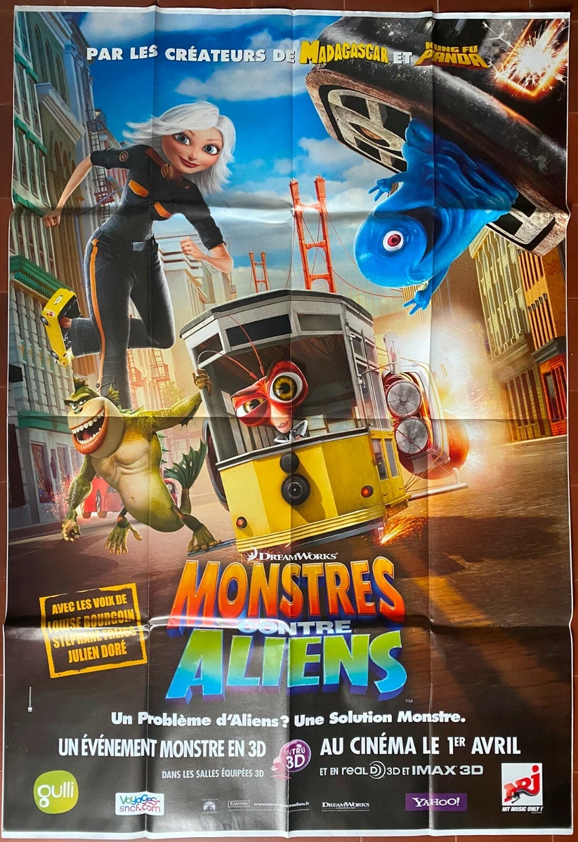Monsters Vs Aliens Movie Poster