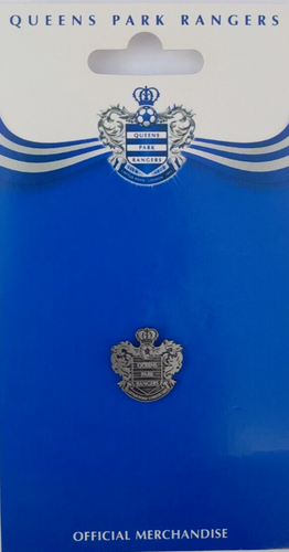 OFFICIAL QPR QUEENS PARK RANGERS PEWTER CLUB CREST PIN BADGE BRAND NEW1 ...