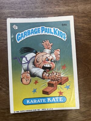 1986 Original Collectors GPK Garbage Pail Kids "Bruised Lee"- 94a, 3rd ...