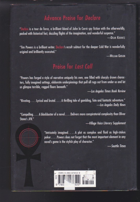 Declare: A Novel Hardcover 2001 by Tim Powers VG | eBay