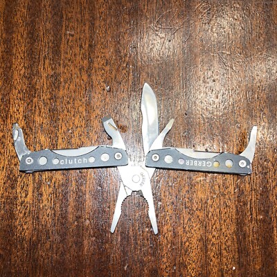 Gerber Clutch Mini Folding Camping Multi Tool Key Ring 9 function Black | eBay