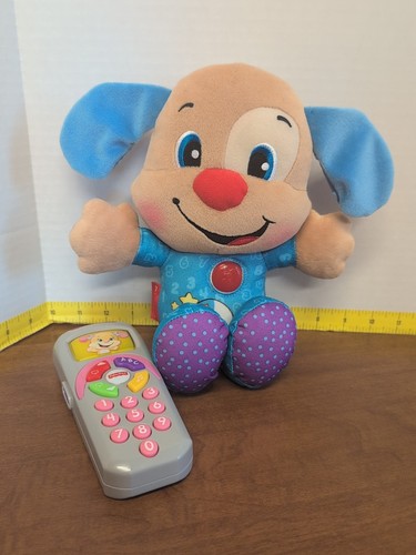 Fisher Price Laugh & Learn NIGHTTIME PUPPY Plush Tested With "TV remote ...