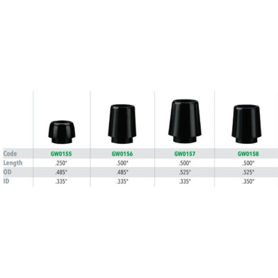 Collared Wood Ferrules- Classic Golf Club Shaft Option - Ferrules For ...