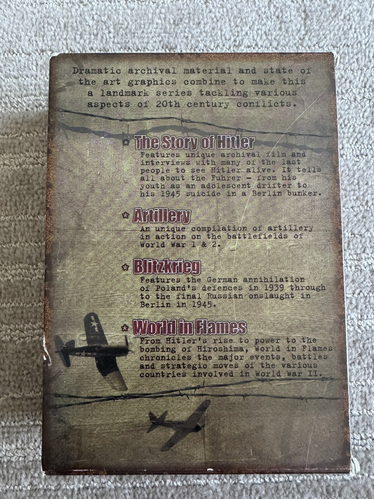 Missions Of War Complete Collection - WW2 DVD Box Set Doco - Rare ...