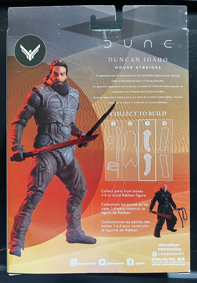 Dune: Duncan Idaho House Atreides Build-A-Rabban 7" Action Figure (NIB ...