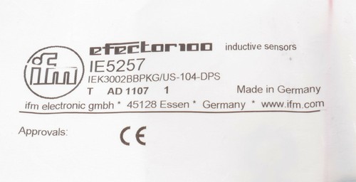 IFM IE5257 IEK3002BBPKG/US-104-DPS IEK3002BBPKGUS104DPS ! NEW ! | eBay