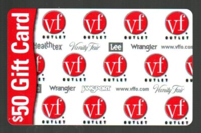 VANITY FAIR OUTLET Assorted Brand Names ( 2007 ) Gift Card ( $0 ) | eBay