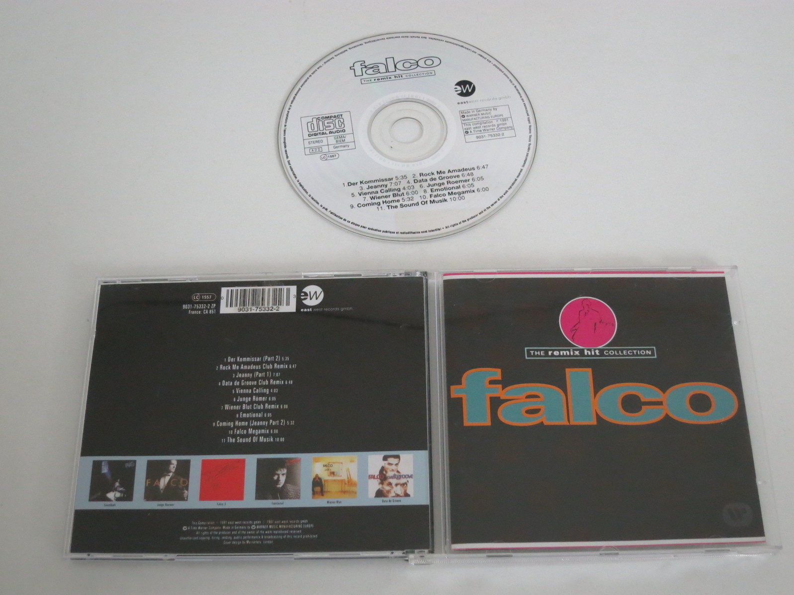 FALCO/THE REMIX HIT COLLECTION(EAST WEST 9031-75332-2) CD ALBUM | eBay