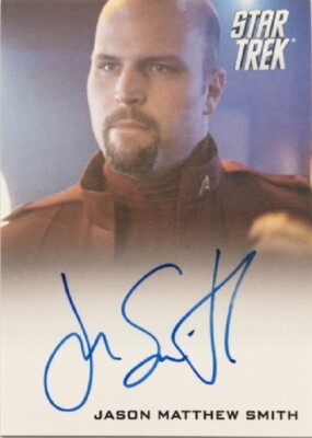 Jason Matthew Smith Autograph from Star Trek Movies Cards Set | eBay