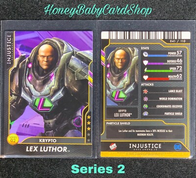 Injustice Arcade GEM MINT Series 2 Card 41 Krypto Lex Luthor | eBay