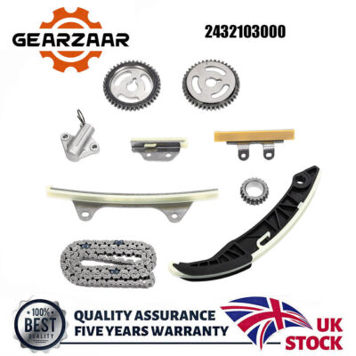 UK TIMING CHAIN KIT 2432103010 FOR HYUNDAI i10 i20 RIO PICANTO 1.2 ...