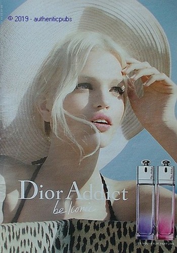 PUBLICITE DIOR ADDICT PARFUM EAU DE TOILETTE DE 2012 FRENCH AD PRINT ...