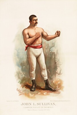 13619.Poster print.Room Wall.Home art design.Boxing champion John L.Sullivan | eBay